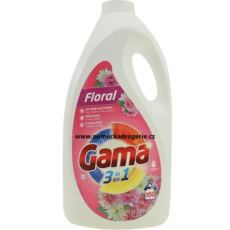 GAMA Universal prací gel s květinovou vůní 100 dávek :: www ...